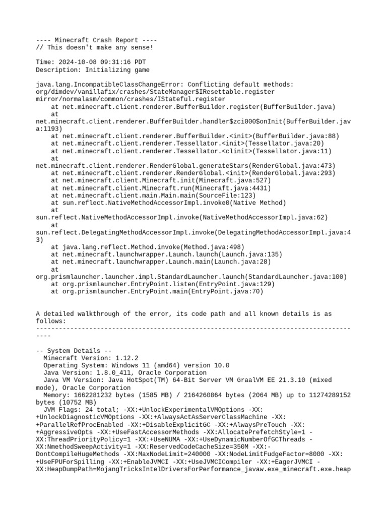 Crash 2024 10 08 - 09.31.16 Client | PDF | Java (Programming Language) | Computer Architecture