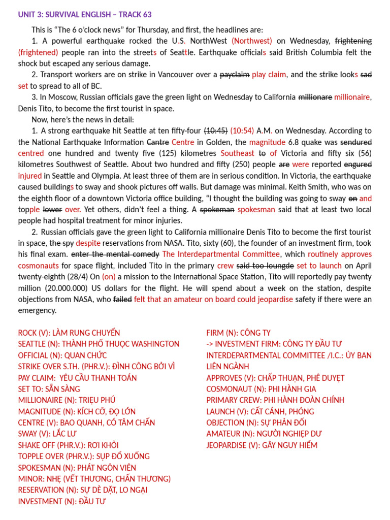 Listening Tapescripts | PDF | Coffee | Belfast