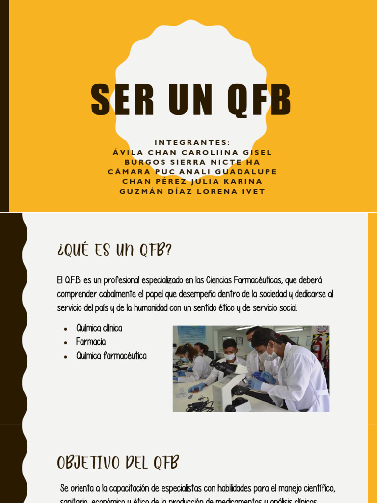 Importancia y funciones del QFB | PDF | Farmacéutico | Farmacia