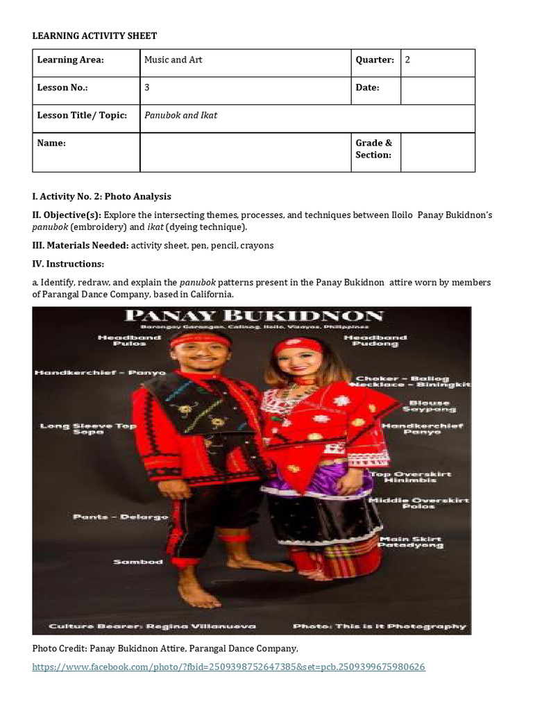 Panubok Patterns and Their Meanings | PDF | Textile Arts