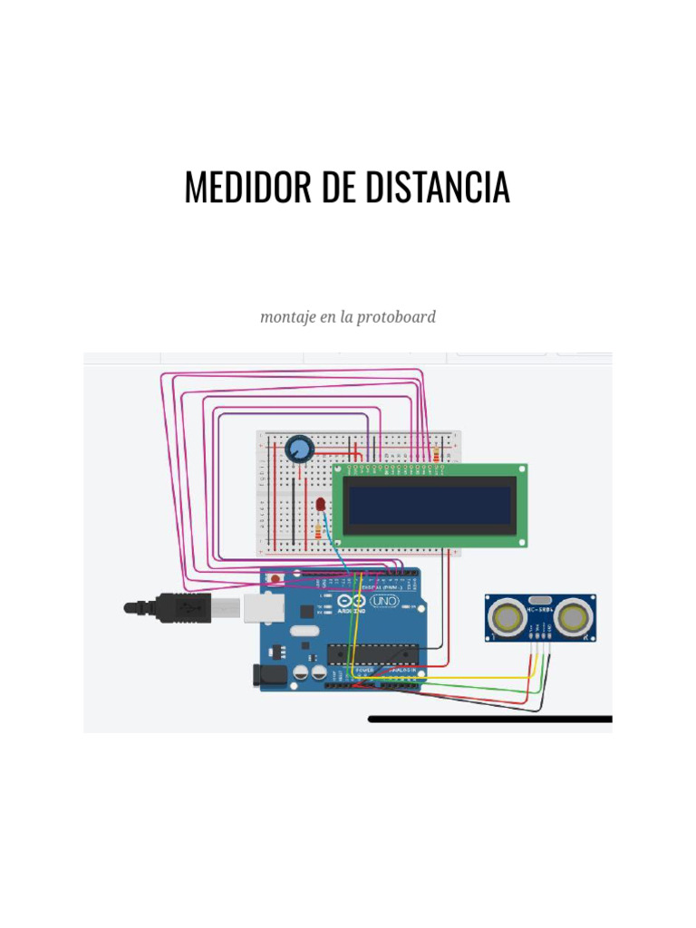 Informe de Programacion | PDF | Ultrasonido | Sensor