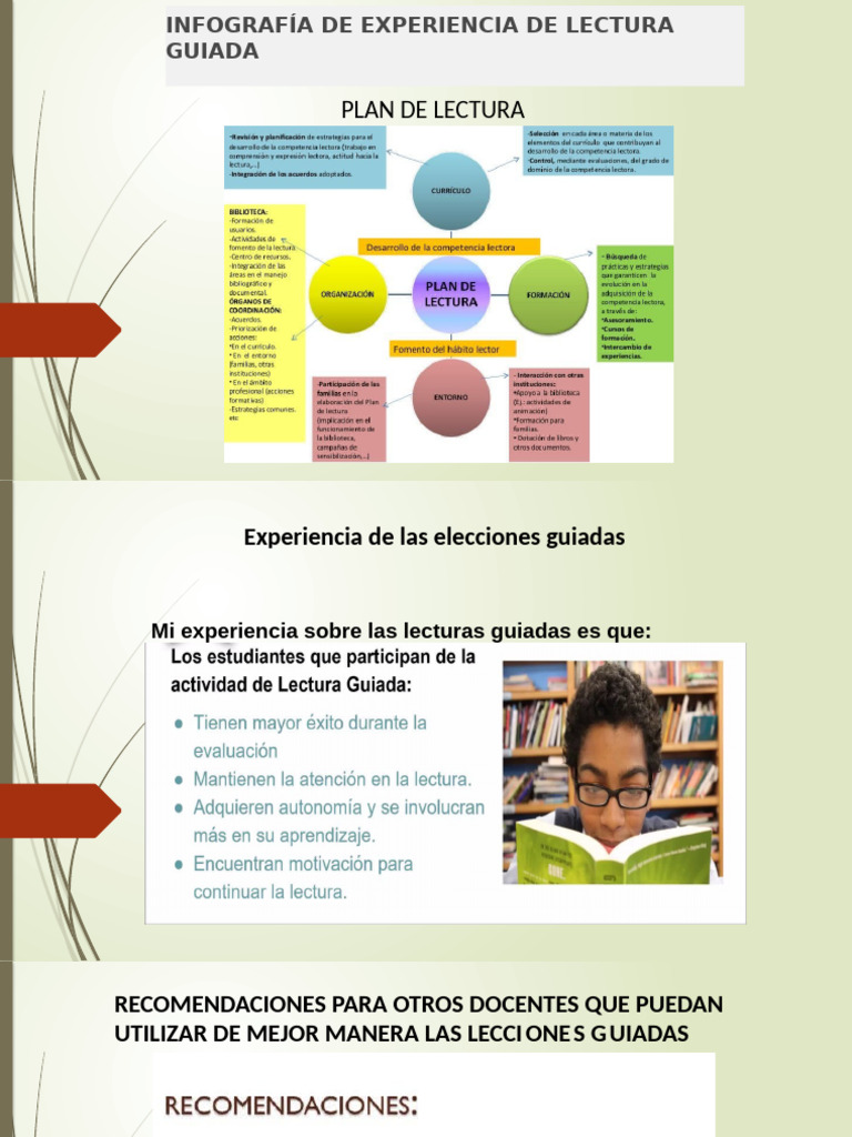 Infografía sobre Lecturas Guiadas | PDF