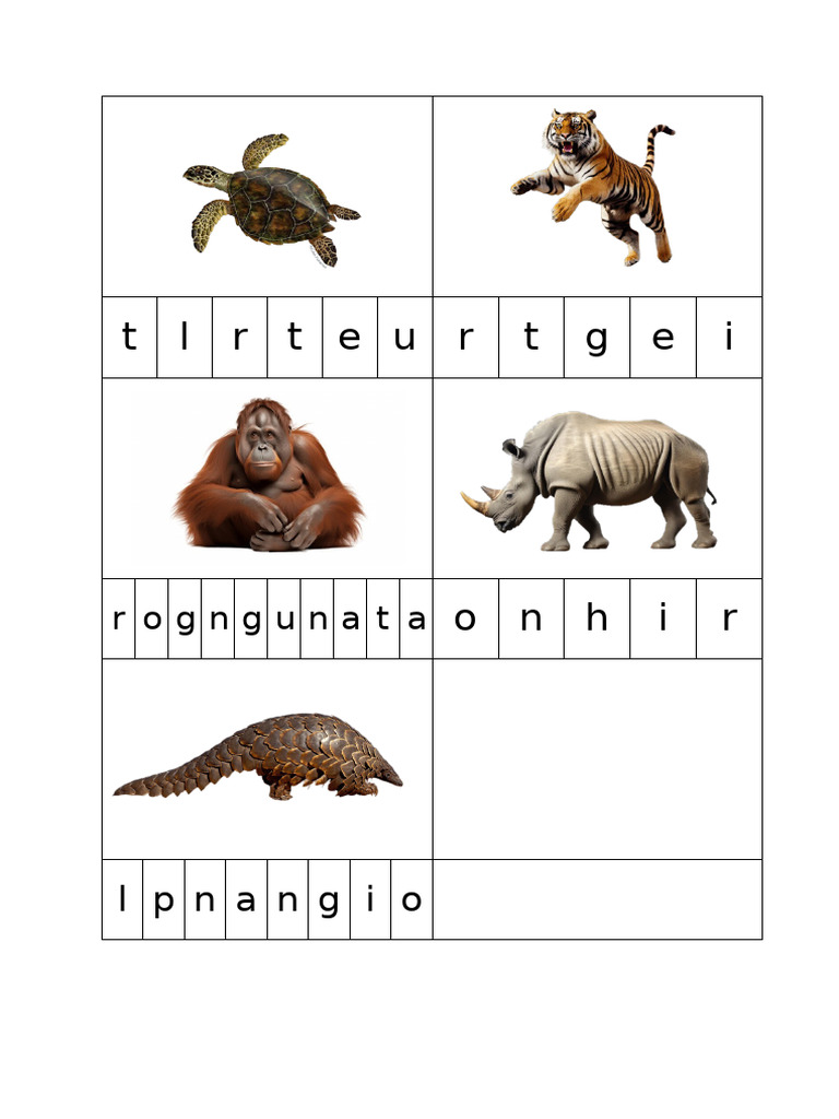 Endangered Animals | PDF