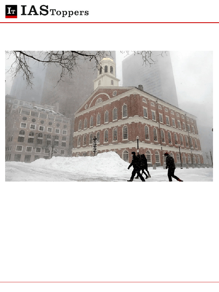 Bomb Cyclone Hits Eastern U S | PDF | Tropical Cyclones | Meteorology