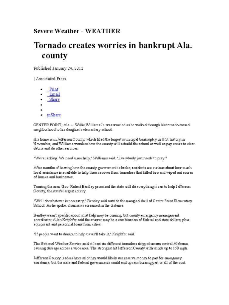 Severe Weather | PDF | Tornadoes | Natural Events