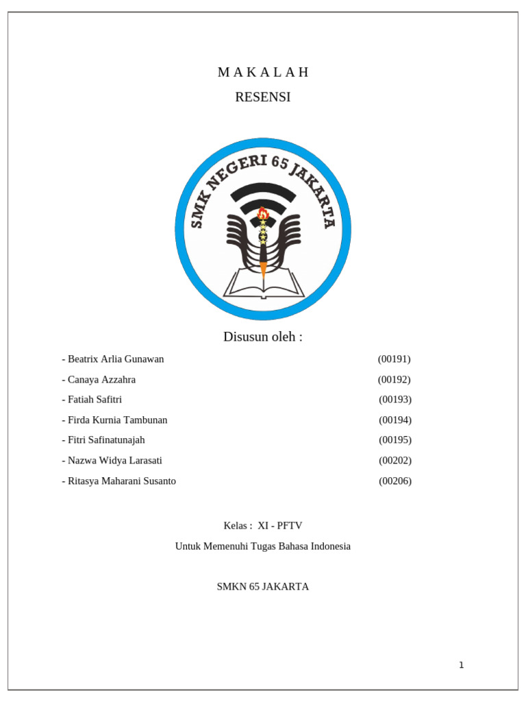 Makalah Resensi | PDF