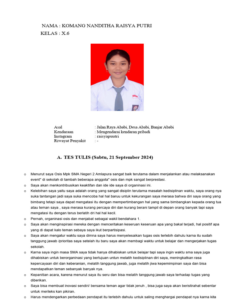 Komang Nanditha Raisya Putrii | PDF