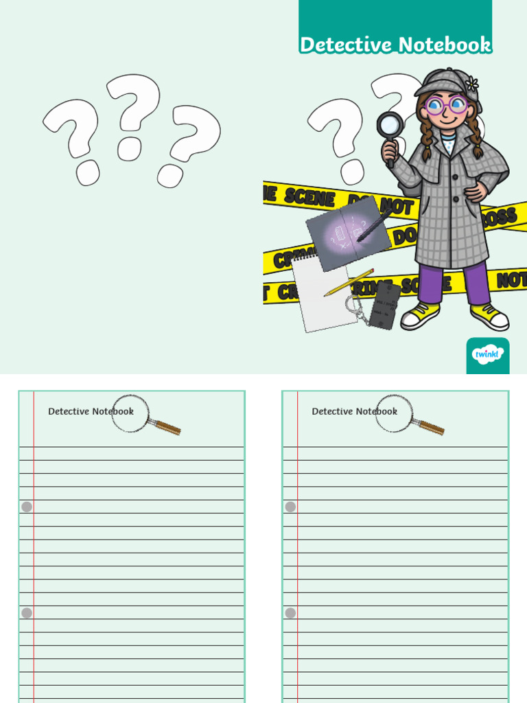 Detective Role Play Notepad | PDF