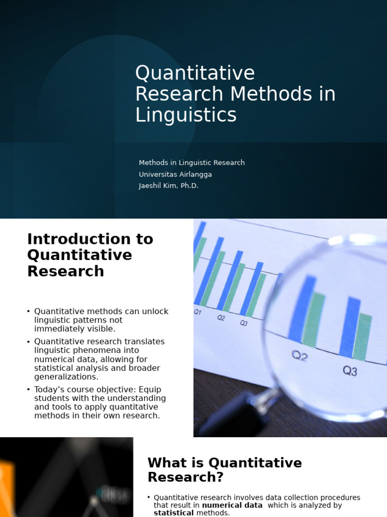 Quantitative Research Methods | PDF | Statistics | Quantitative Research