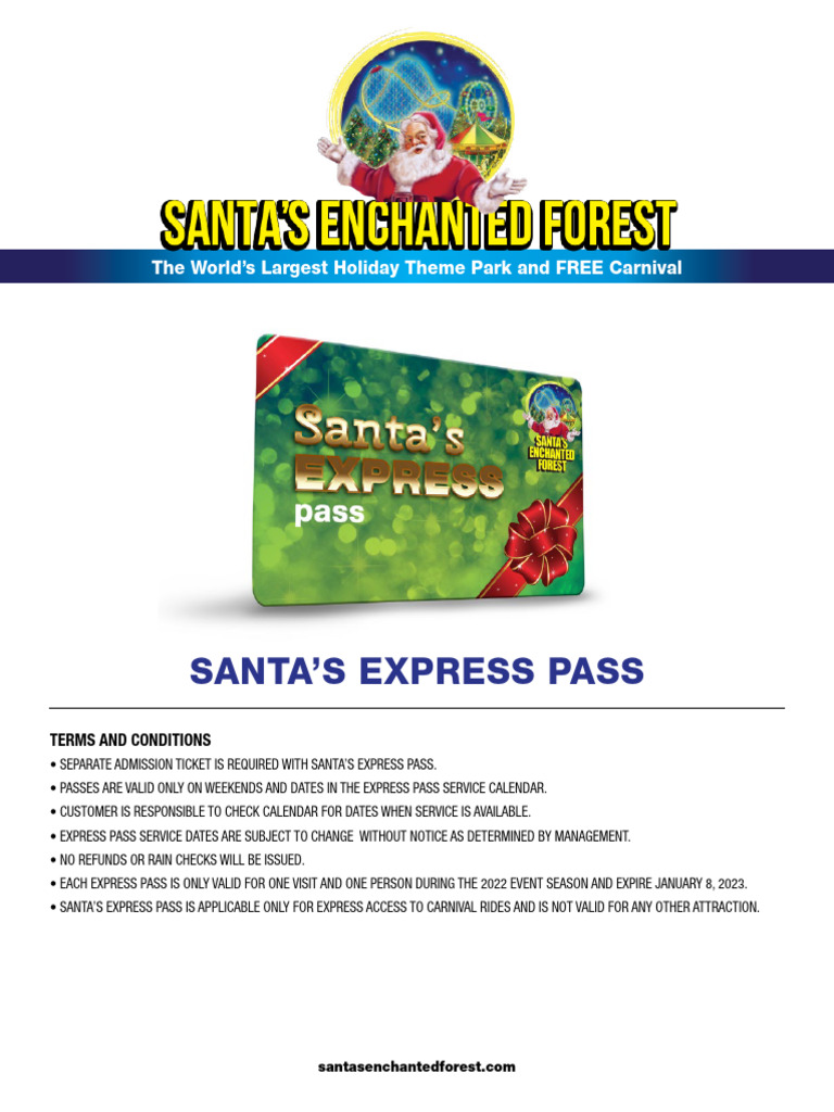 SEF WEBSITE FORM ExpressPass | PDF