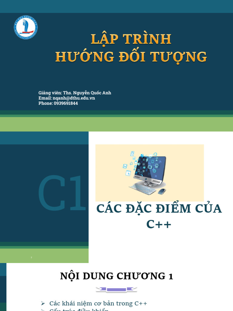 Chuong 1 - Lap Trinh Co Ban | PDF