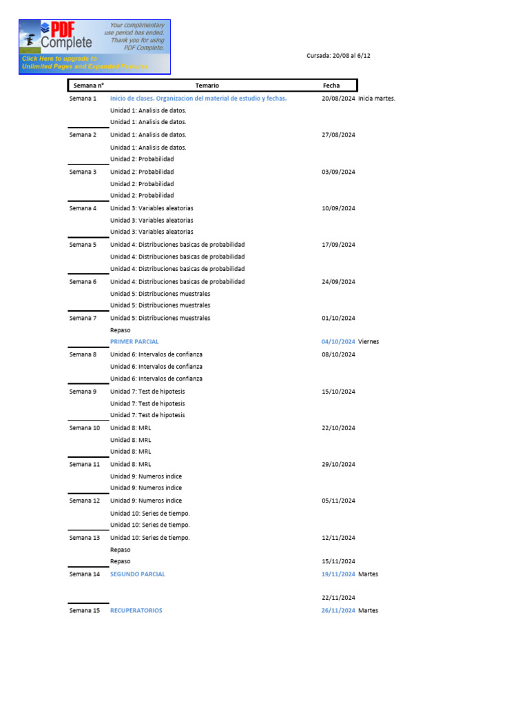 2024 2C Guia de Lectura y Examenes | PDF | Intervalo de confianza ...