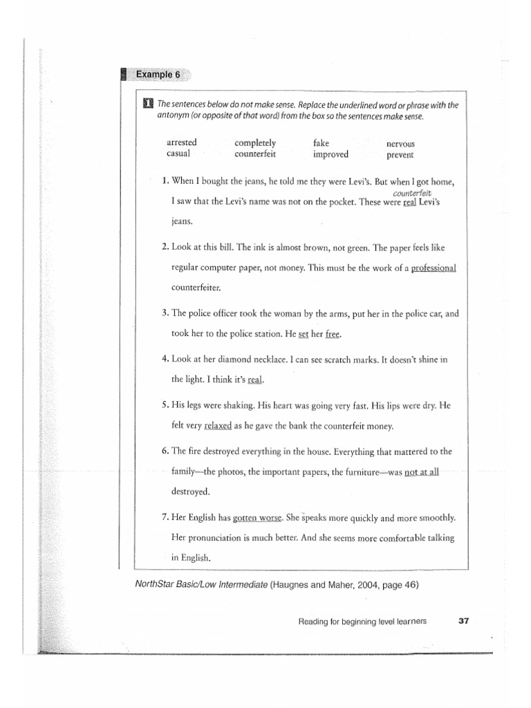 Northstar Basic - Low Intermediate, P. 46 | PDF