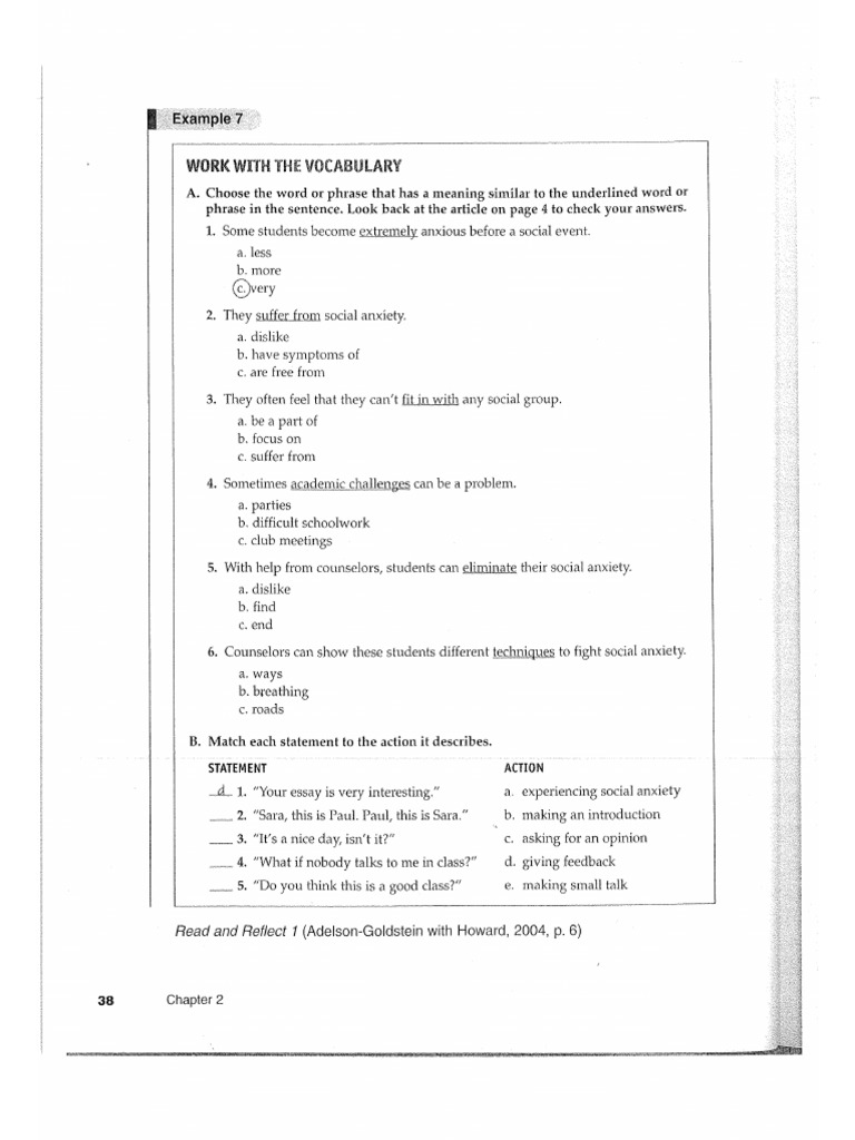 Read & Reflect 1 | PDF