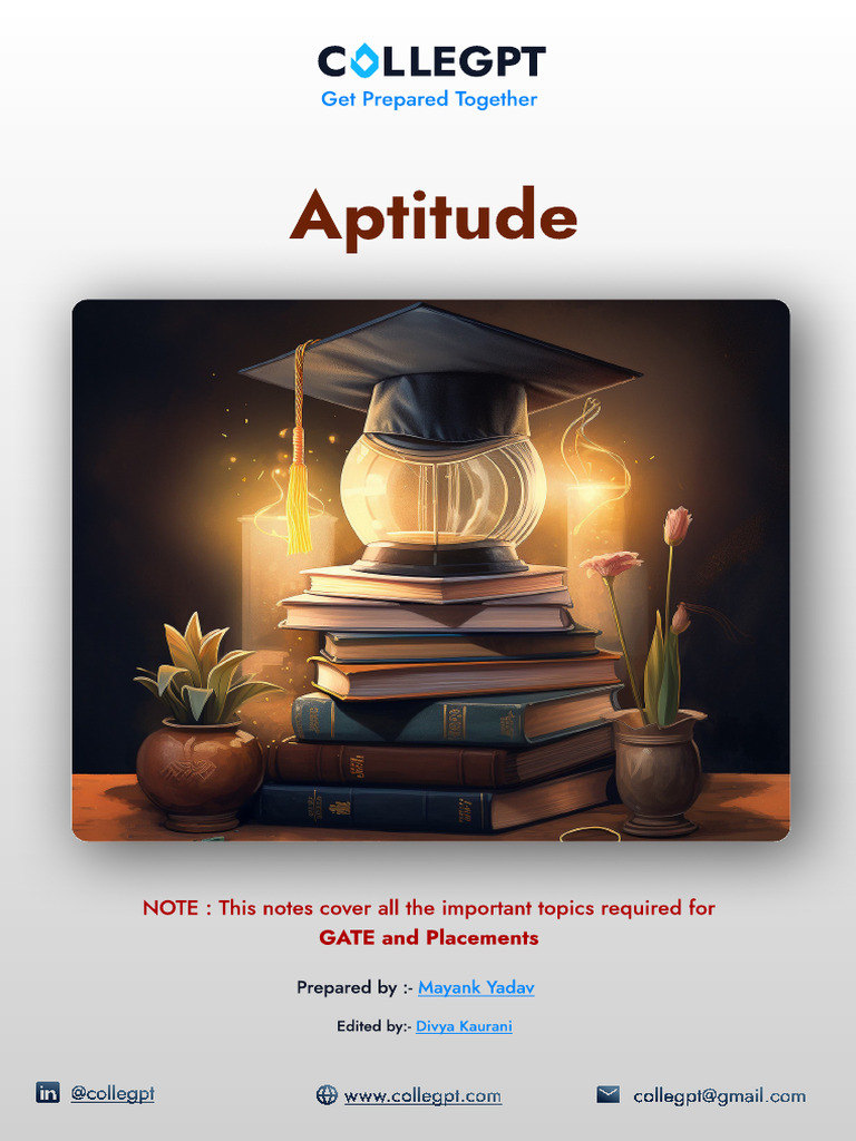 Aptitude Notes | PDF