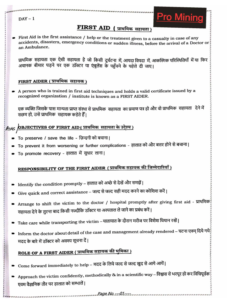 First Aid Booklet | PDF