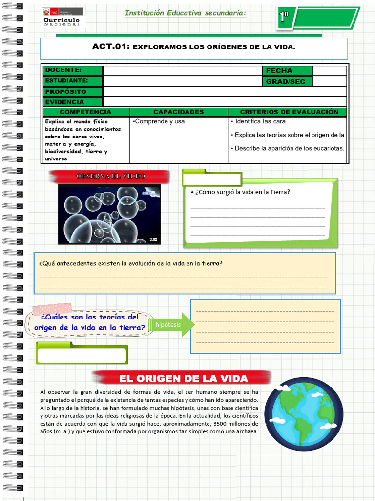 A-4º Act 1-Cyt-Und 7 | PDF | Biología Celular) | Organismos