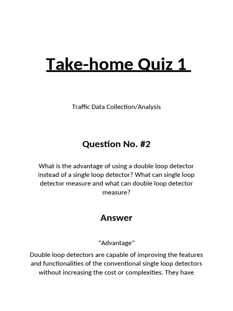 Highway Assignment | PDF | Traffic | Length