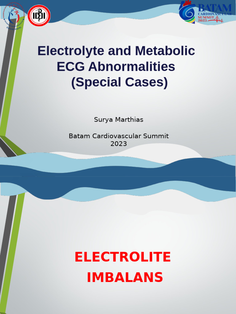 Workshop ECG in Special Cases Surya Batam | PDF | Electrocardiography | Heart