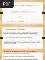 PK Formula Sheet | PDF | Pharmacokinetics | Pharmaceutics