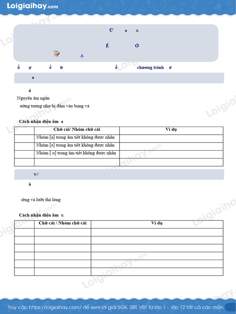 Ngu Am Unit 1 My Hobbies Tieng Anh 7 Moi 1631615629 | PDF