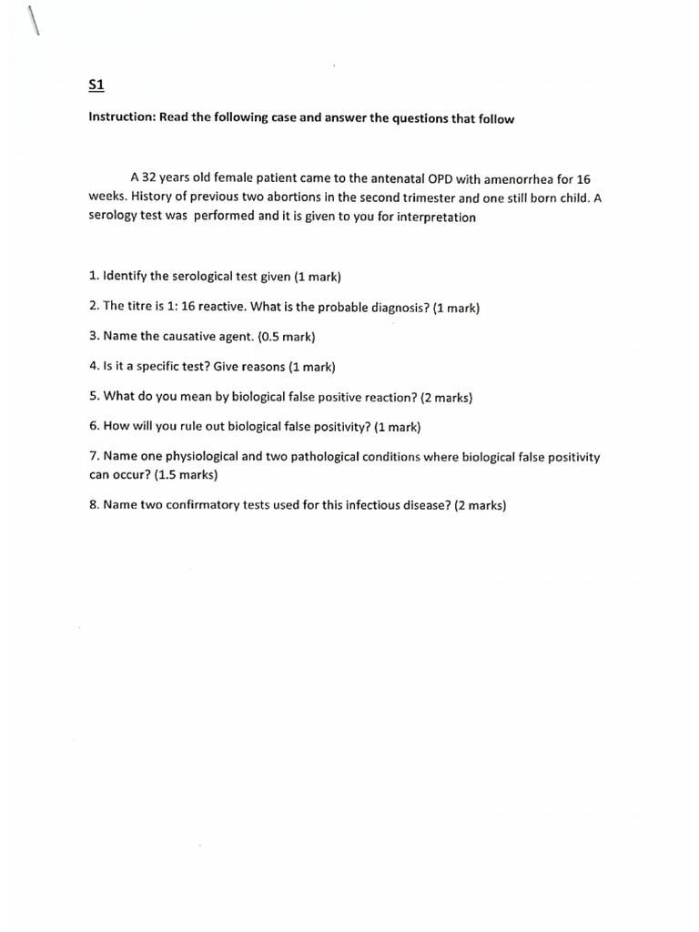 Micro - Serology Ospe | PDF