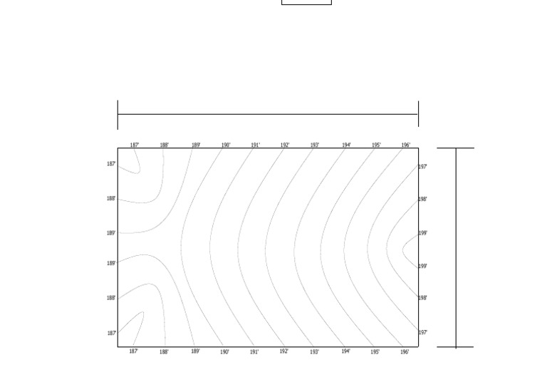 Contour Map of Area - B | PDF
