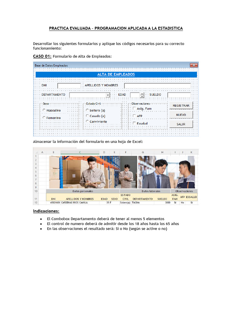 Practica Evaluada - Programacion Aplicada A La Estadistica | PDF