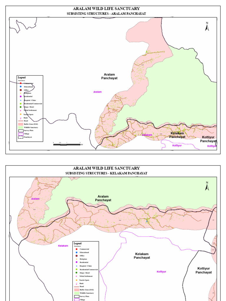 Aralam Wildlife Sanctuary Map | PDF