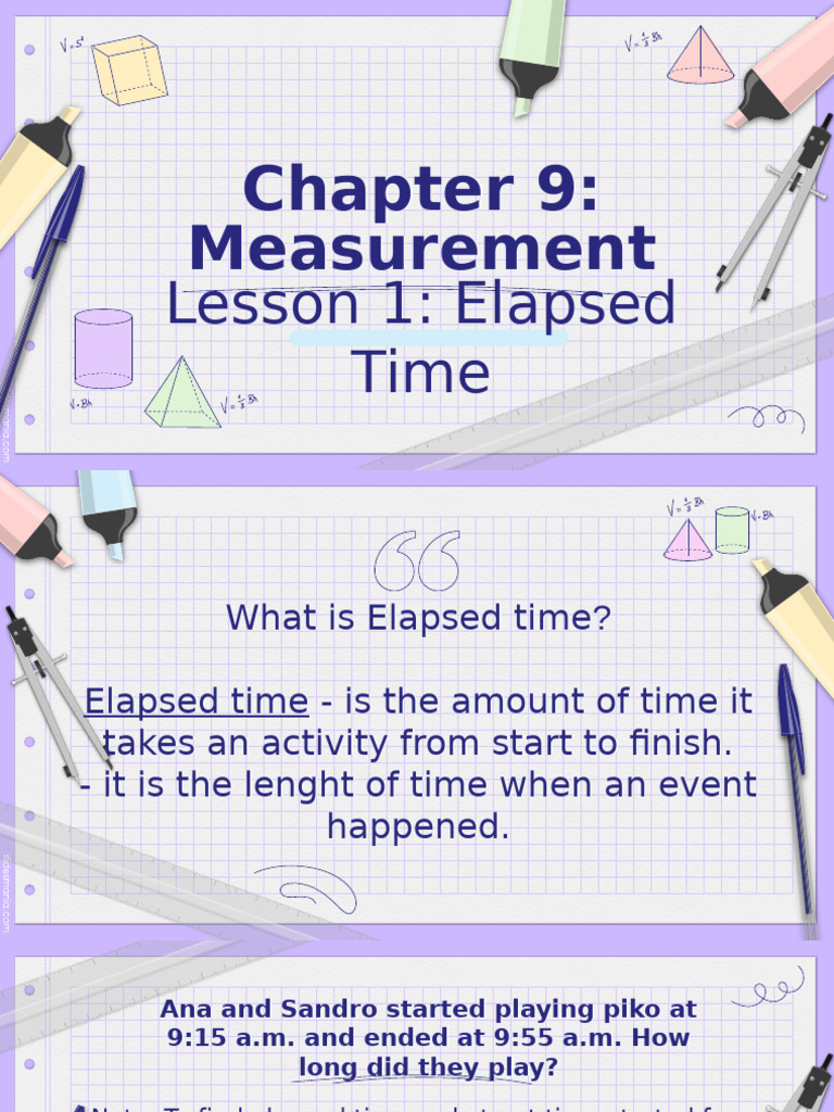 Elapsed Time Calculation Guide | PDF