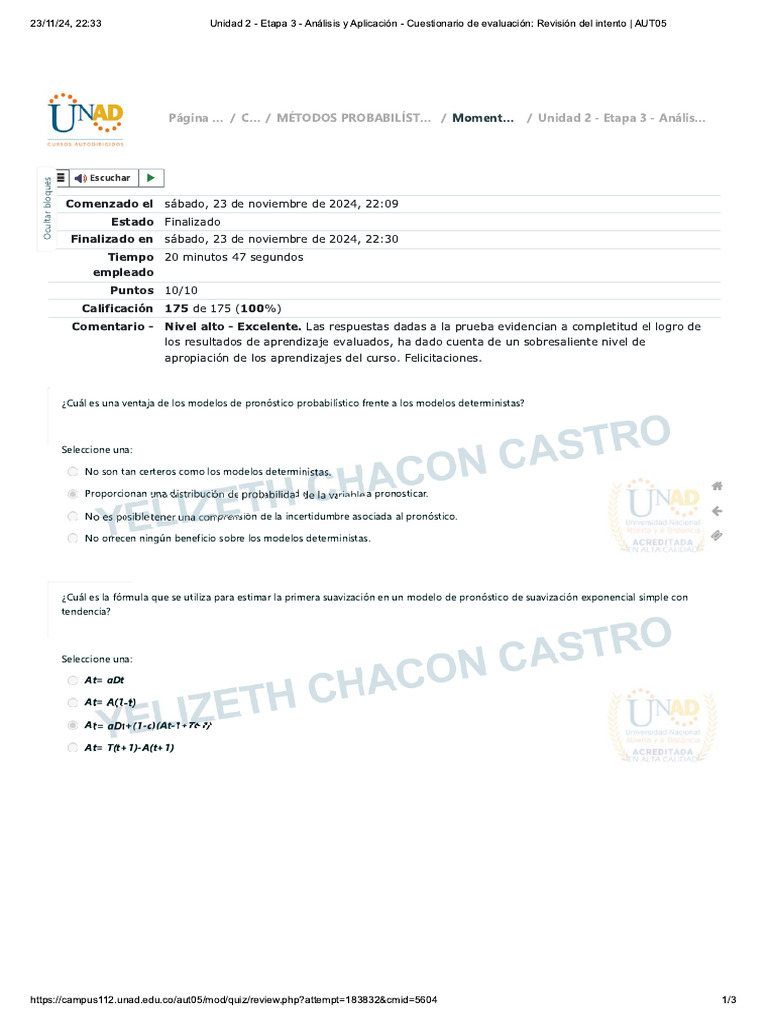 Unidad 2 - Etapa 3 - Análisis y Aplicac.. | PDF
