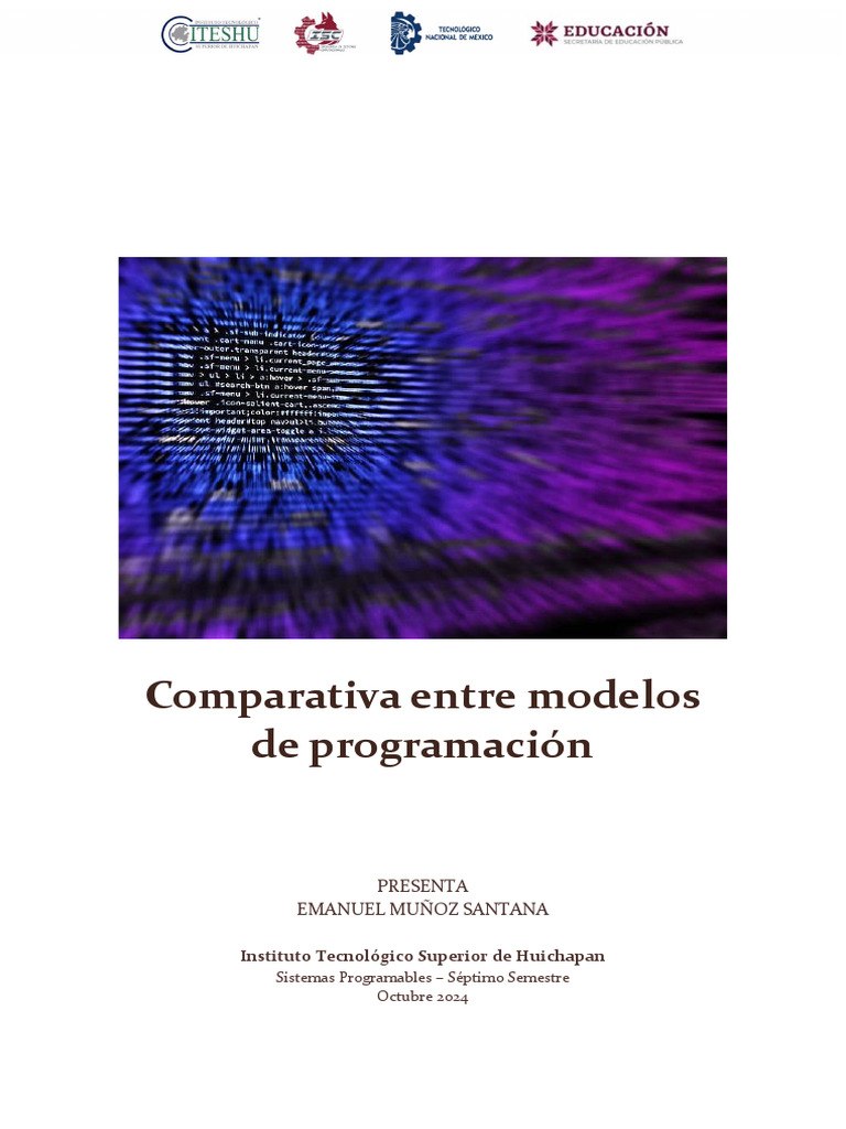 Comparativa Entre Modelos de Programación | PDF | Programación ...