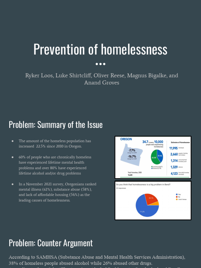 Strategies to Prevent Homelessness in Oregon | PDF | Homelessness ...