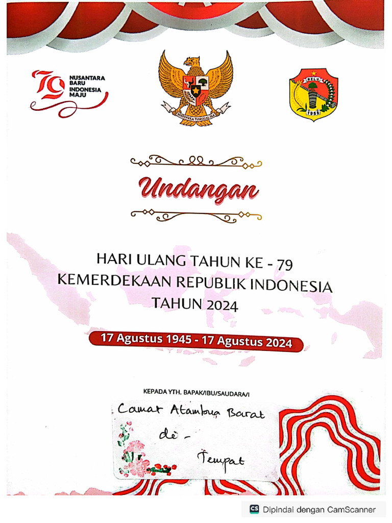 Undangan HUT RI Ke-79 | PDF