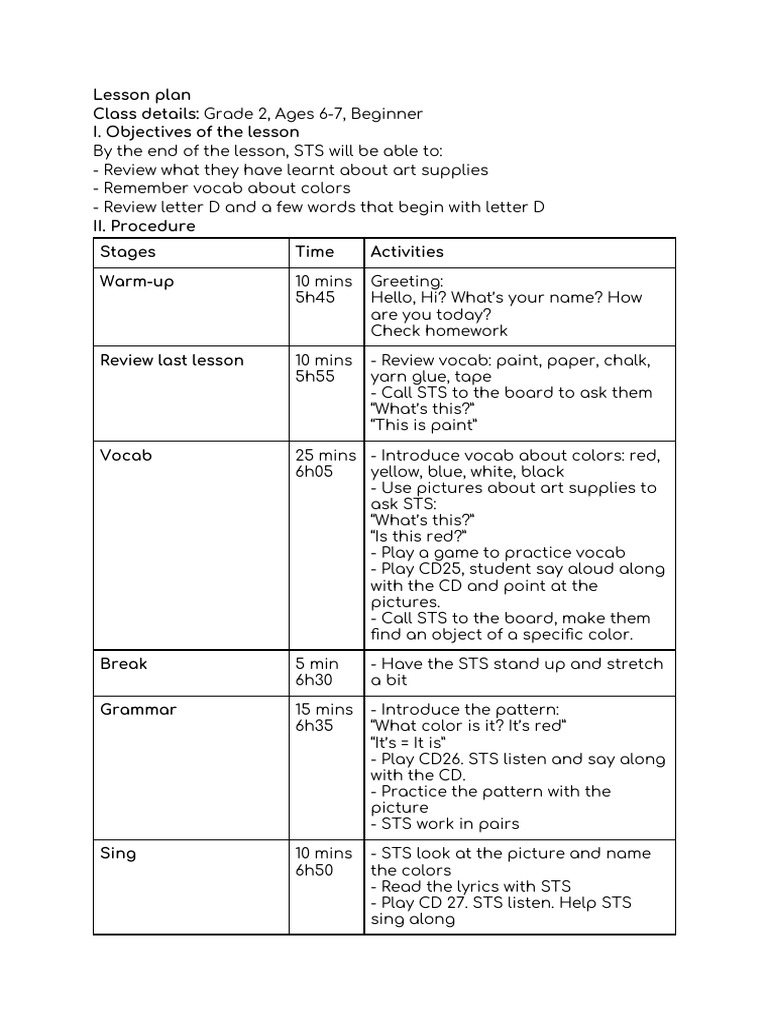 Lesson Plan - U2 L2 EB1 (10 - 10 - 22) | PDF | Human Communication