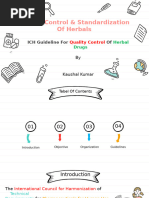 ICH Draft 2025 Guideline For CTD Module 3 | PDF