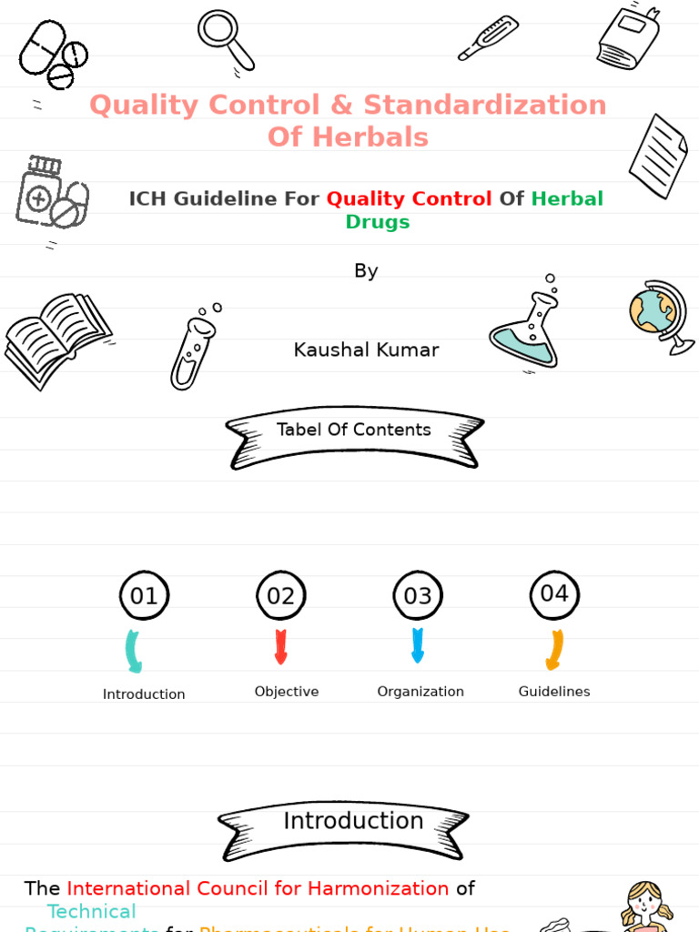 Ich Guideline Herbal Drugs | PDF | Health Sciences | Pharmaceutical ...