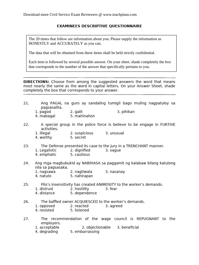 CSC 0 - CSE Reviewer 21-170 | PDF | Climate Change | United States ...