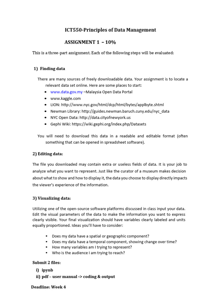 ICT550 - Lab Assignment 1 | PDF
