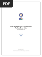 Error Code for the failure of Aadhaar authentication | PDF ...
