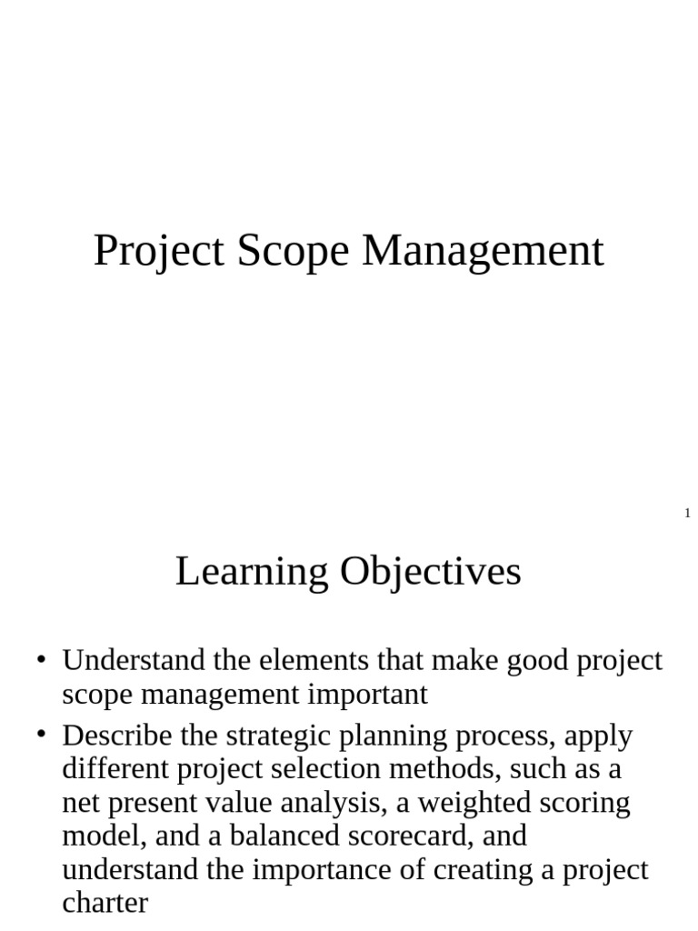 Scope Man 5 | PDF | Net Present Value