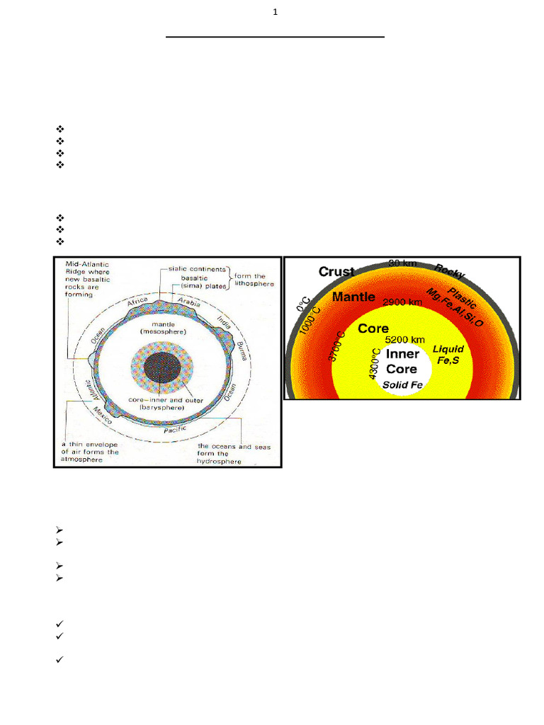 Geography Form 3 by KLM Gond | PDF | Plate Tectonics | Planetary Core