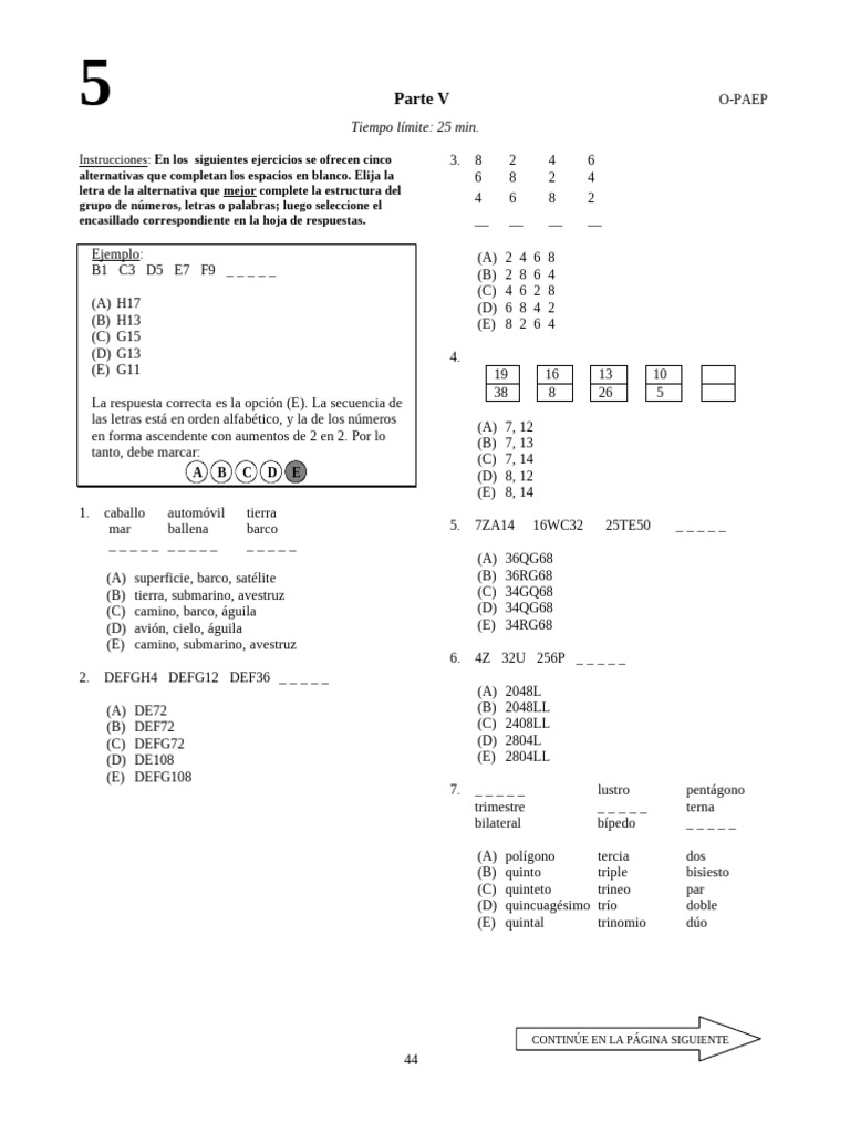 Exemplo de Exan Ii Parte 5 | PDF | Cereales