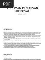Format Proposal BIMA | PDF