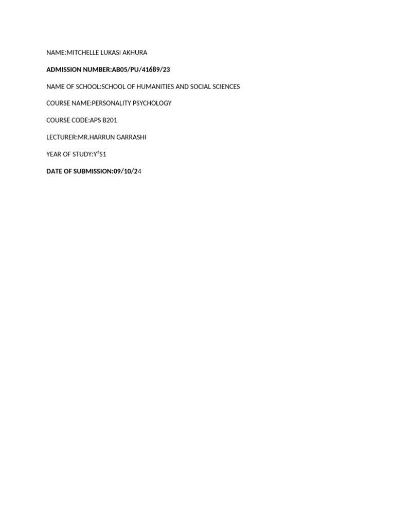 Name Mitchelle-Wps Office | PDF