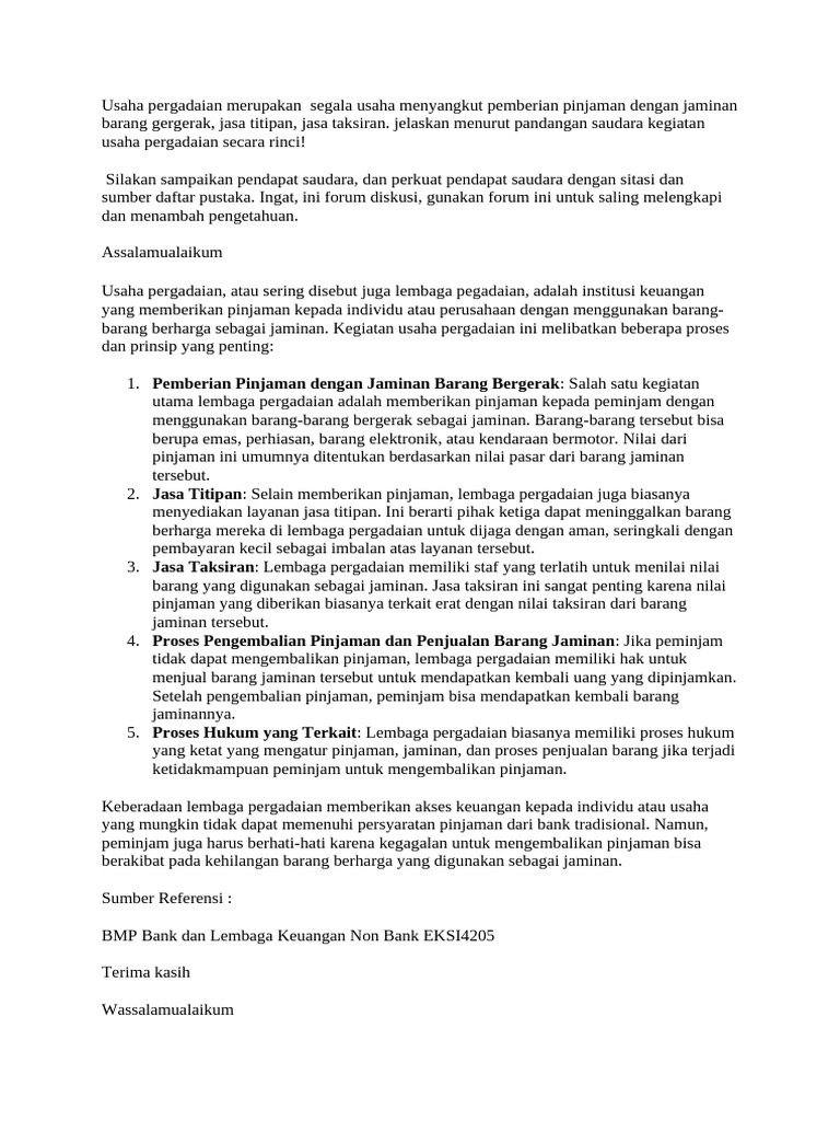 Sesi 6 Diskusi | PDF