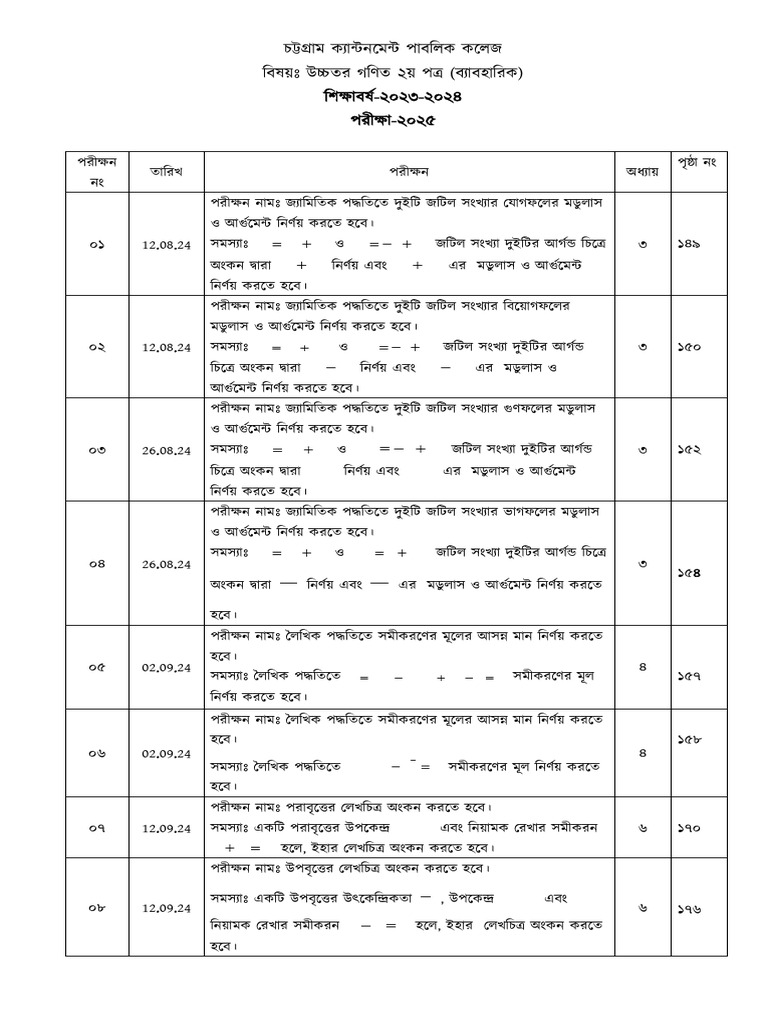 Math 2nd Bang Practical (2025) | PDF