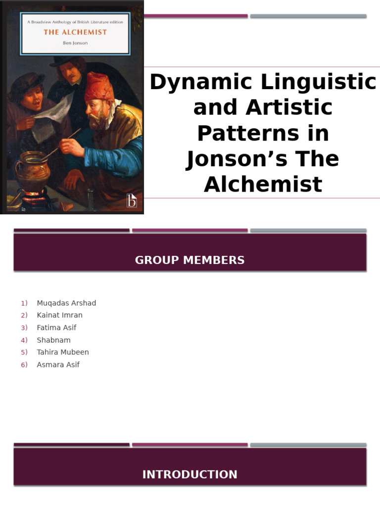 Alchemist Language Patterns | PDF | Verb | Alchemy