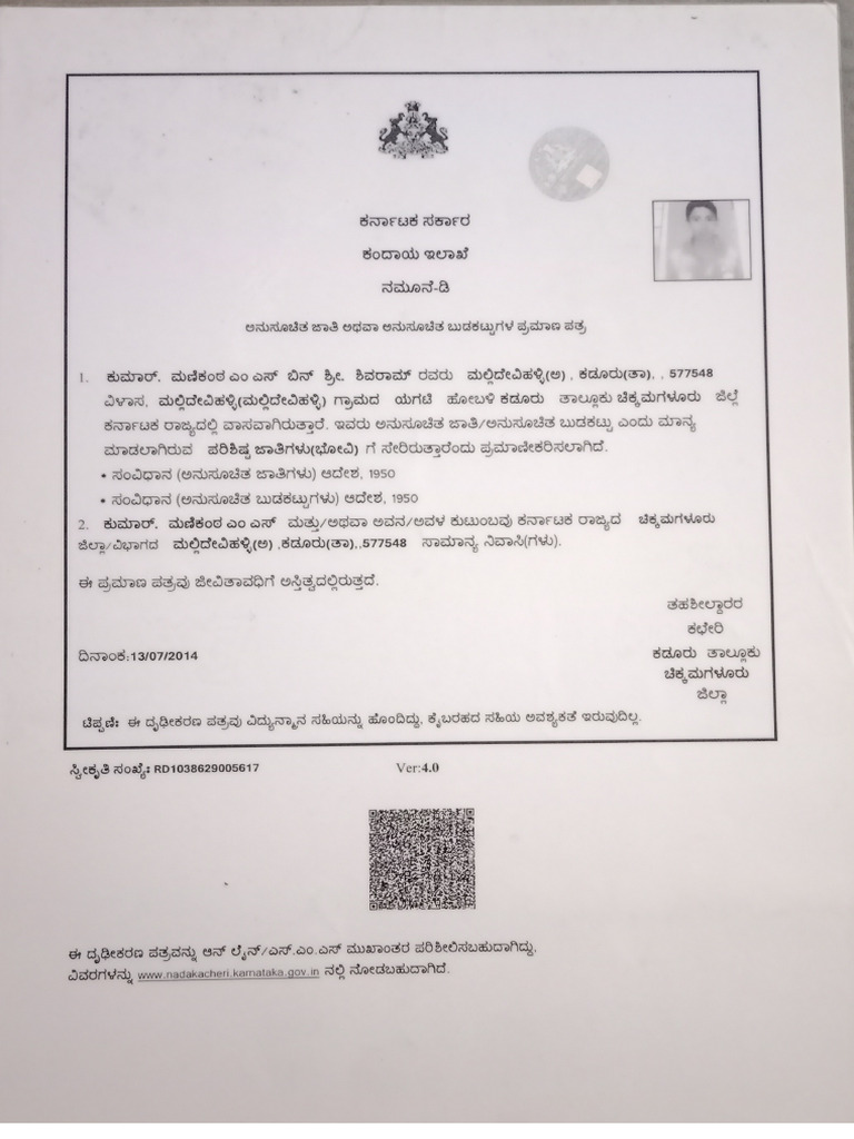 Cast Certificate | PDF