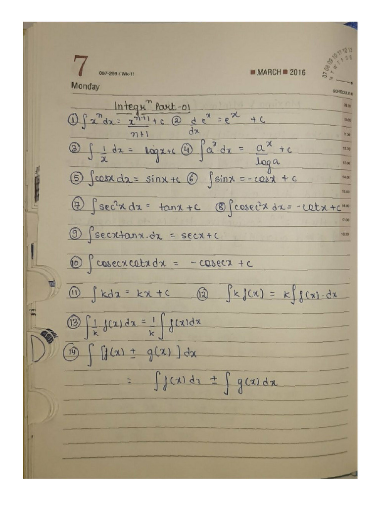 Integration Part 1 | PDF